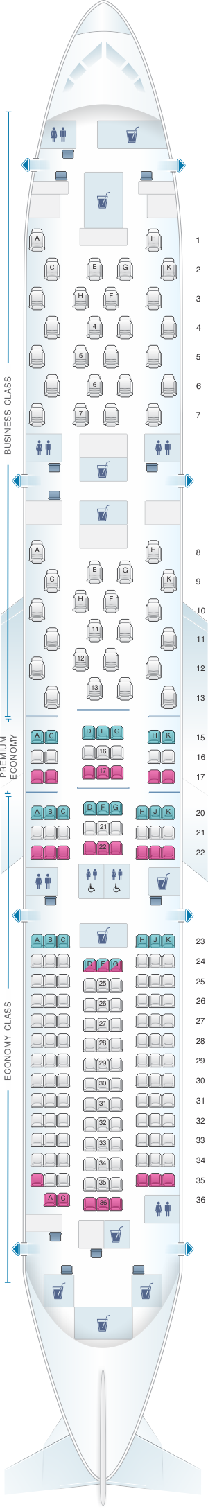 All Nippon Airways Seat Selection